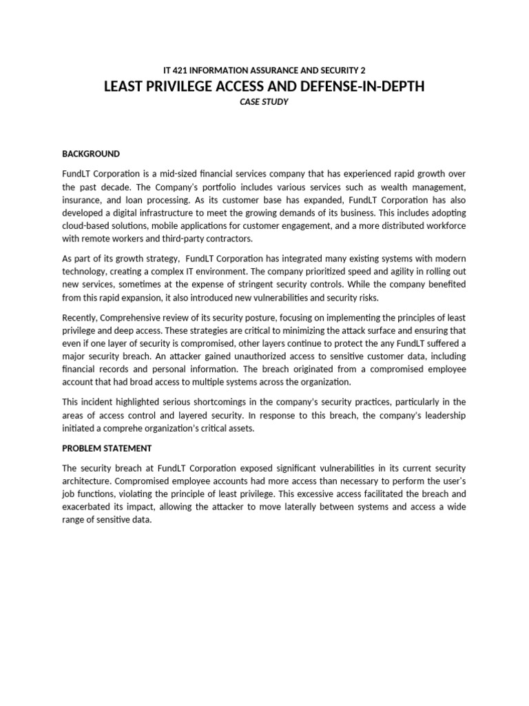 LPA AND DID CASE STUDY | PDF