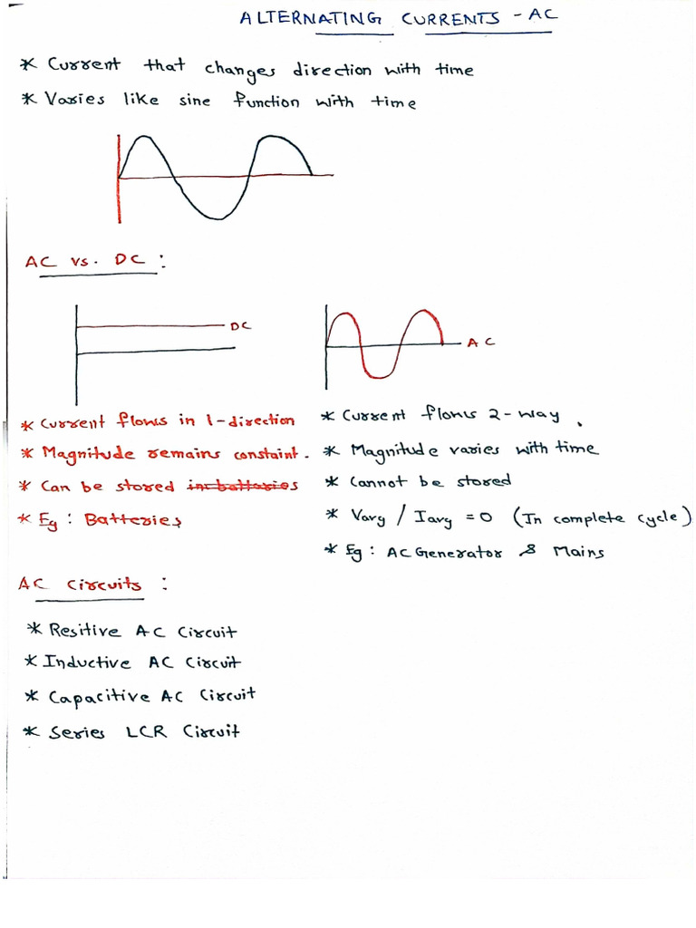 7.alternating Current | PDF