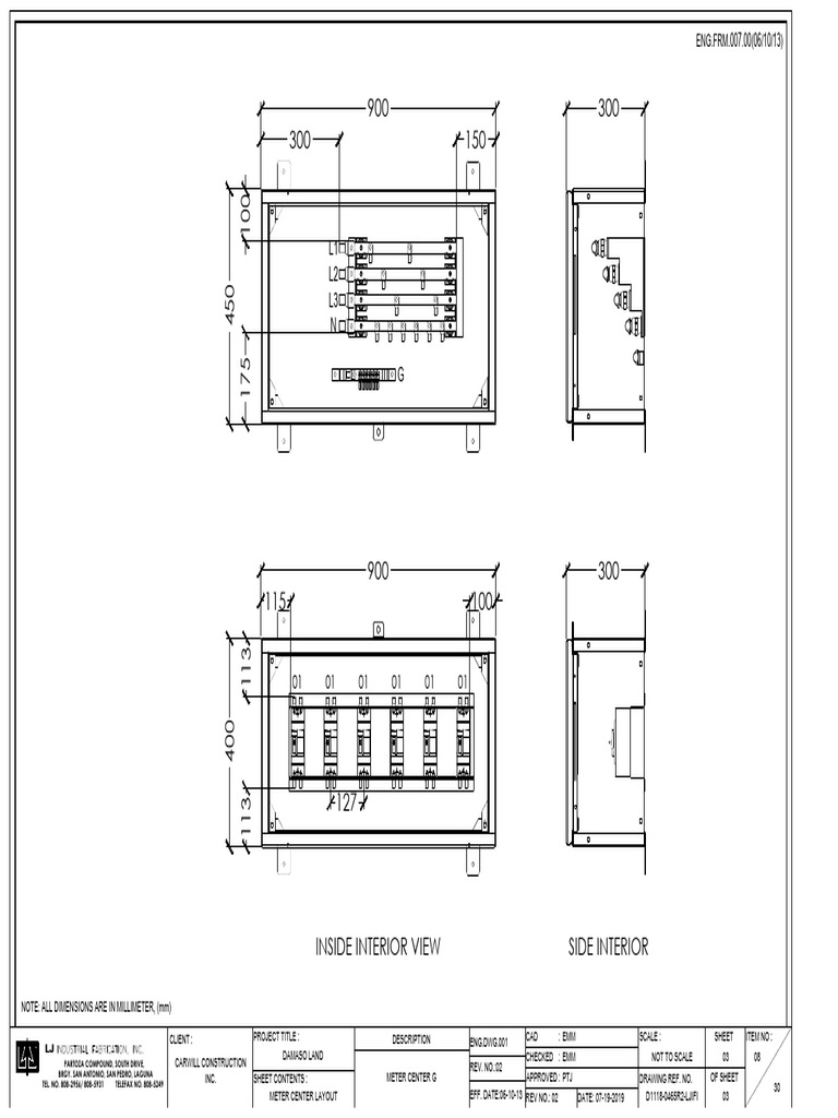 08 - Meter Center G-03 - Front Interior | PDF