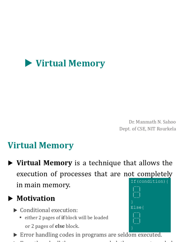 8Virtual Memory | PDF | Computer Programming | Computing