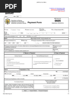BIR Form 0605 Payment Guide | PDF | Taxes | Taxpayer