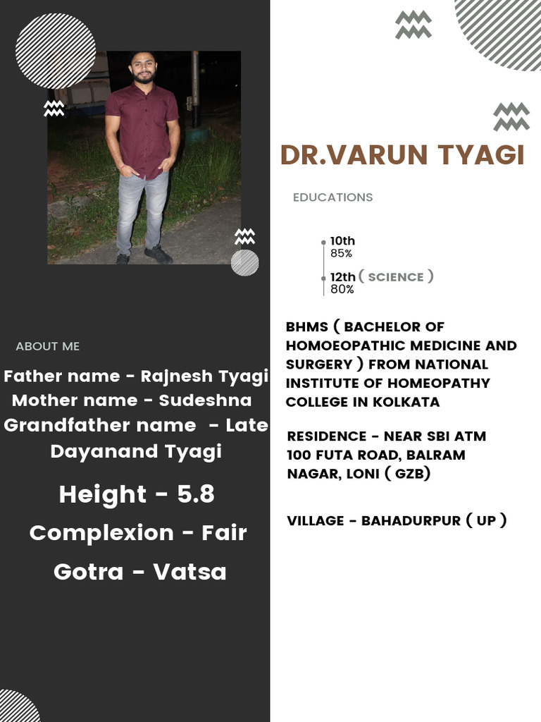 Brown Digital Marketing Resume Bio Data | PDF