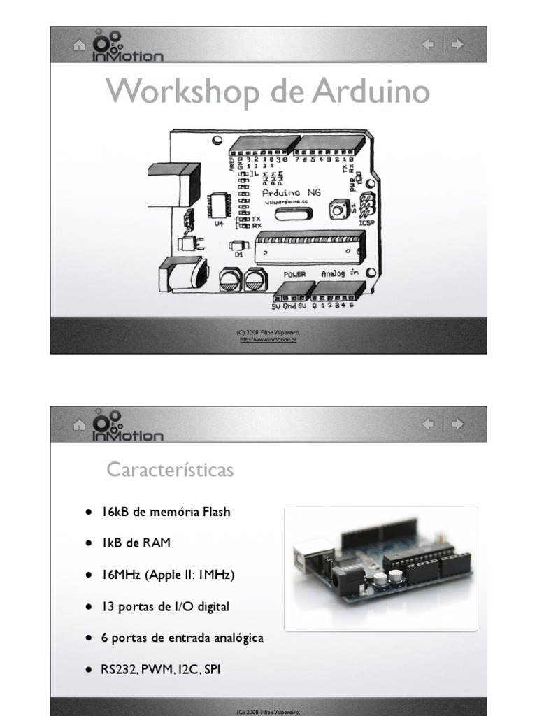 Workshop Arduino | PDF | Bens manufaturados | Informática