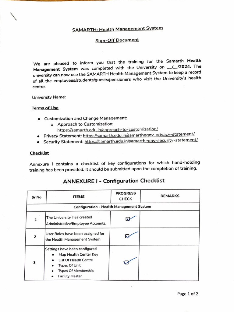 Health management System | PDF