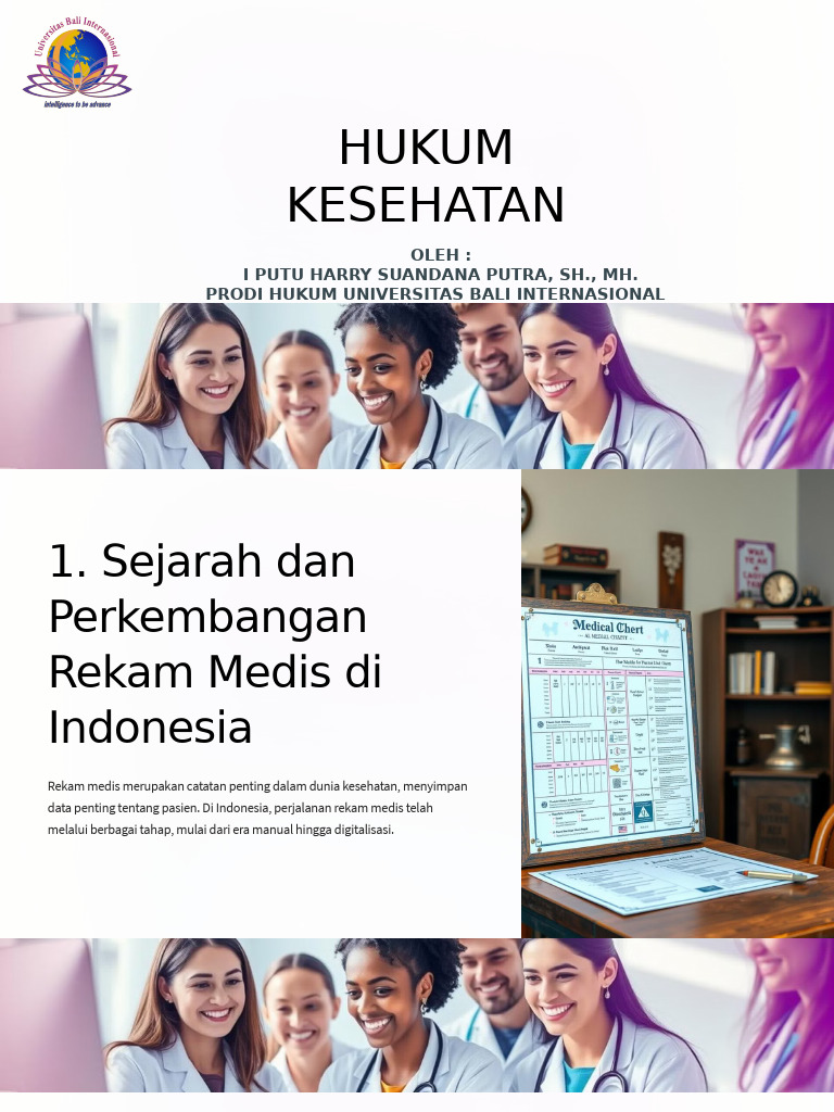 Sejarah, Perkembangan, Fungsi, Penyimpanan, Pengertian Rekam Medis HSP | PDF