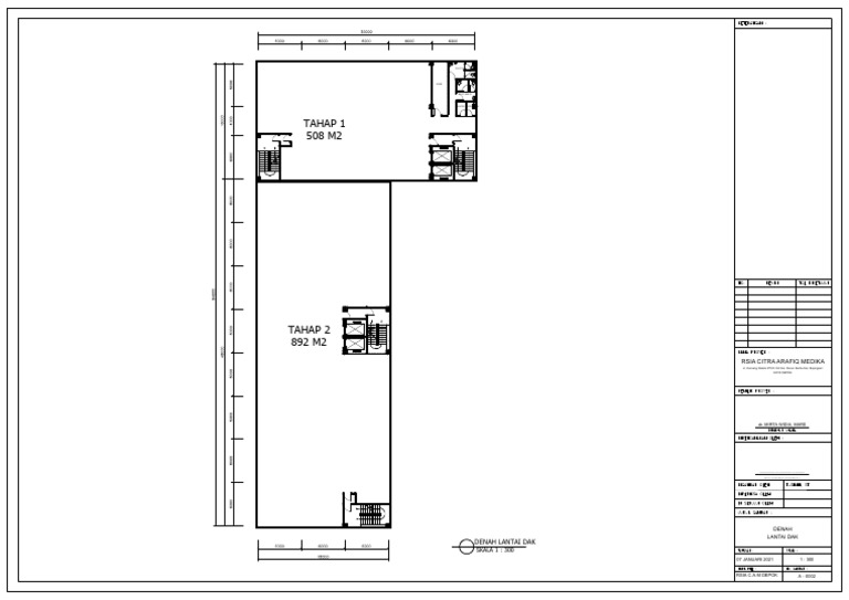 7. DENAH LANTAI DAK | PDF