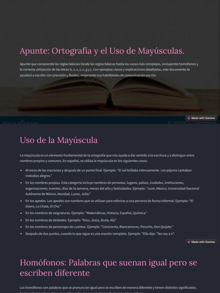 Ortografía y Uso de Mayúsculas UNAM | PDF | Verbo | Caso de carta