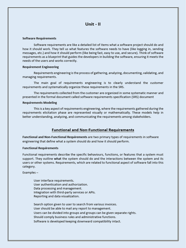 SE-Unit-2-V-1 | PDF | Feasibility Study | Use Case