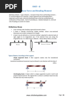 SOM - SF and BM Formulas | PDF | Bending | Strength Of Materials