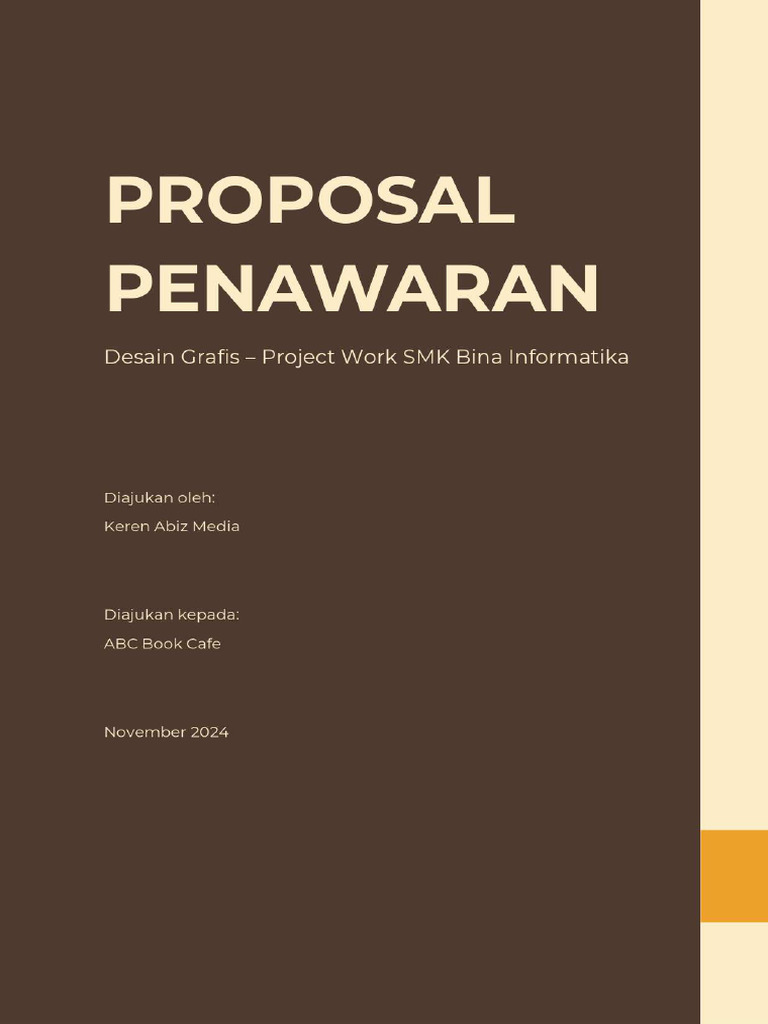 Rev - Contoh Proposal Penawaran - Desain Grafis - Bagikan | PDF