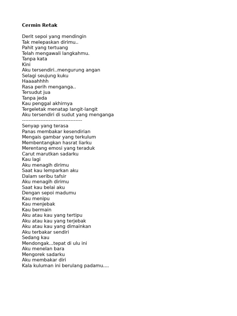 Cermin Retak | PDF