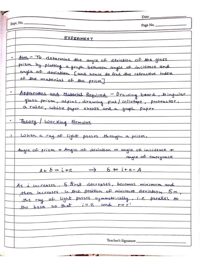 Physics Practical File | PDF