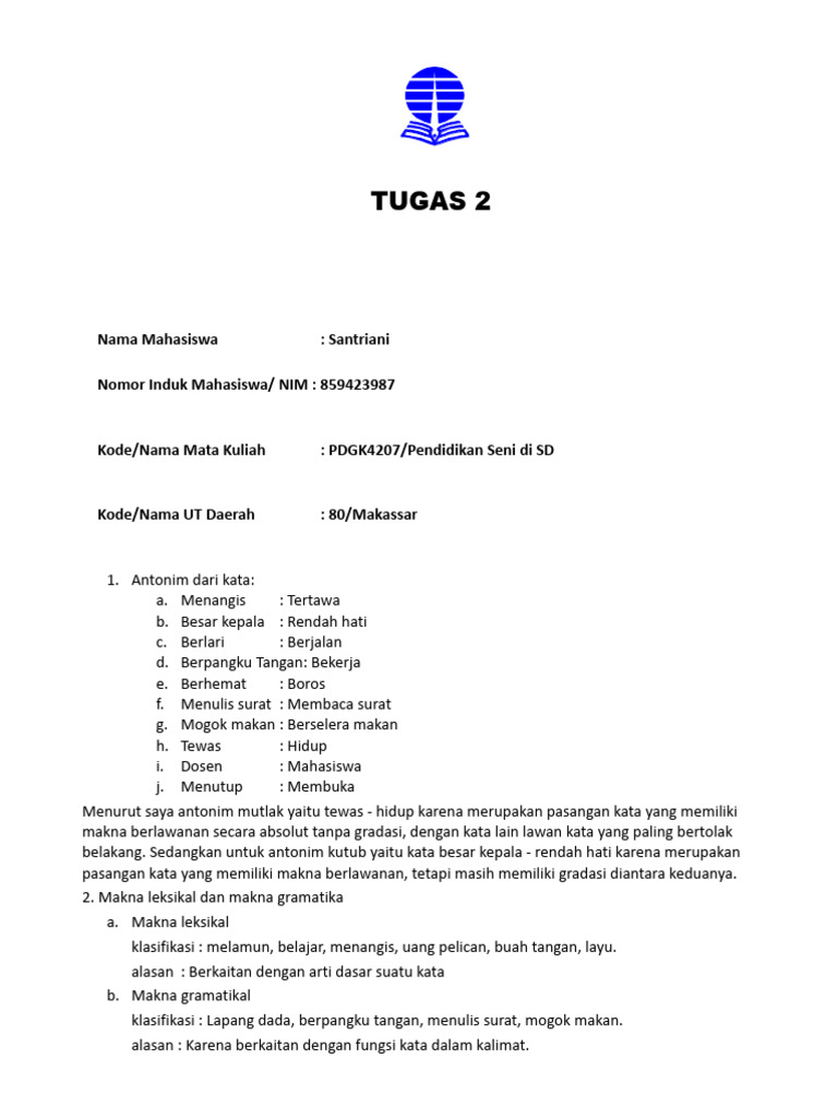 bjt umum tmk 2 | PDF