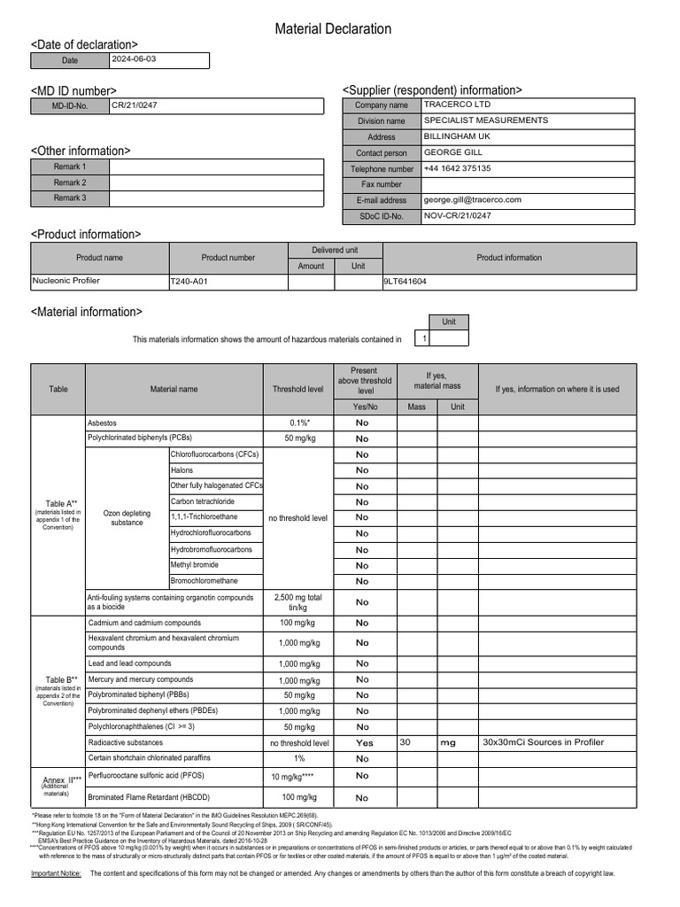 ATTACHMENT 04 - Material Declaration (MD) Template - completed (005 ...