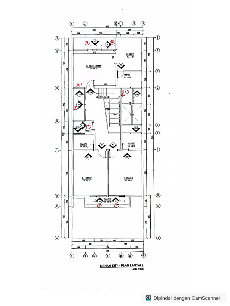 Lantai 2 - VBR | PDF