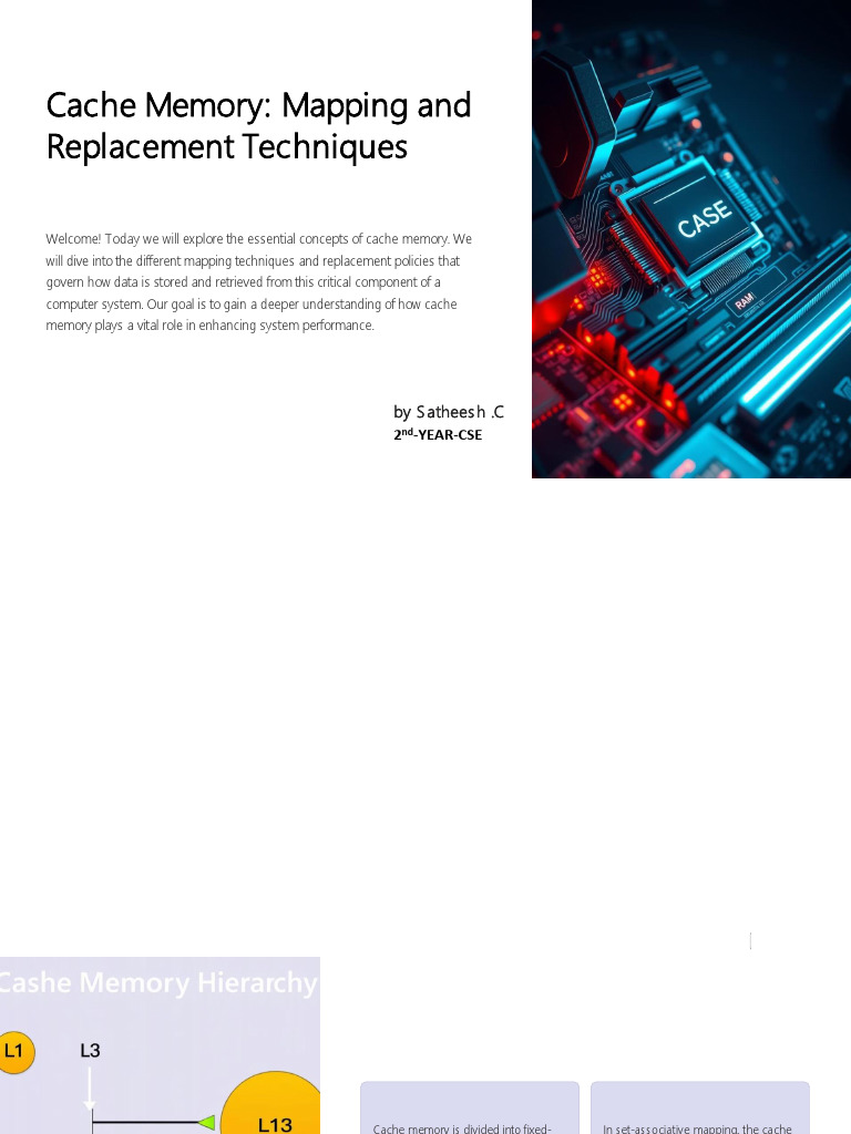 Cache Memory | PDF | Cache (Computing) | Cpu Cache Cache Memory | PDF | Cache (Computing) | Cpu Cache