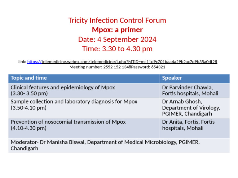 Mpox Program | PDF