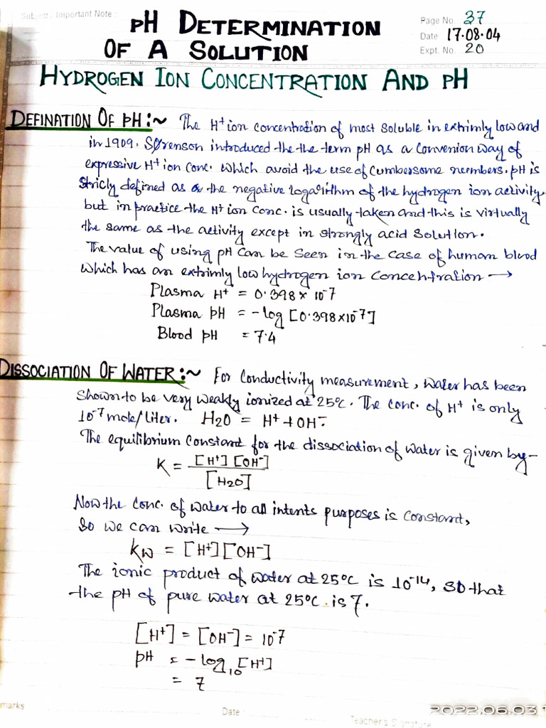 Biophysics practice | PDF