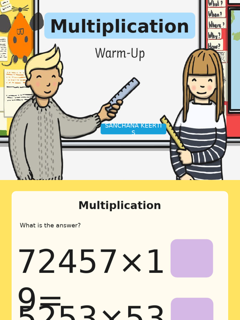 Powerpoint 2 Multiply Divide | PDF | Multiplication | Abstract Algebra