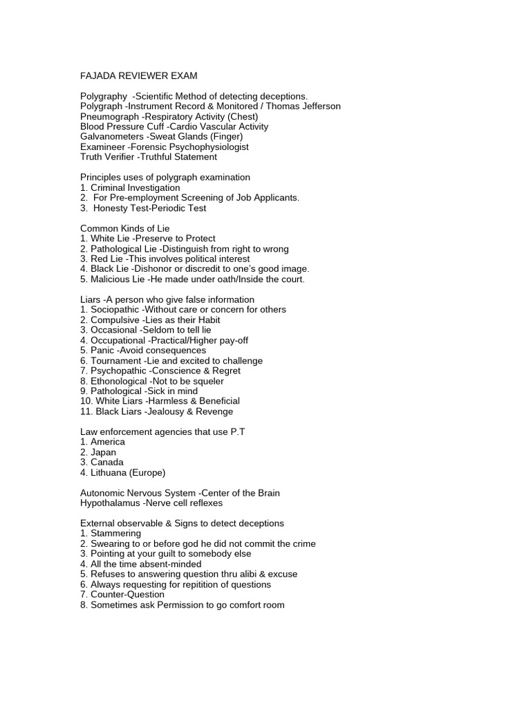 exam-reviewer. | PDF | Lie | Ink