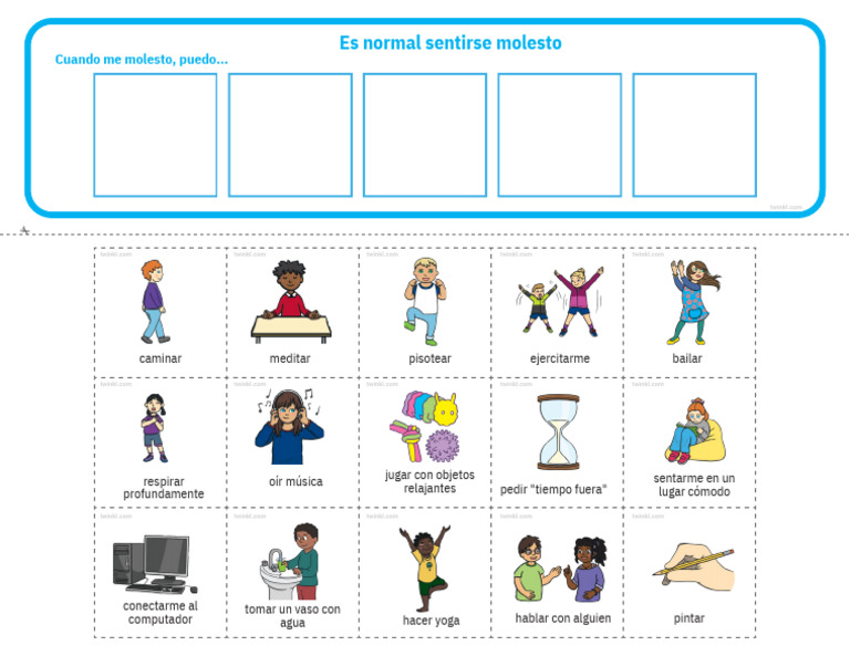 When I - M Angry I Can Poster and Cut-Outs PDF | PDF