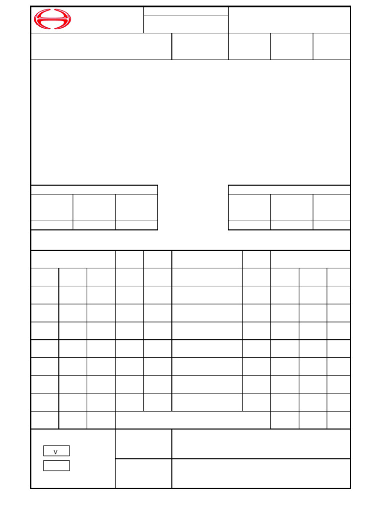 Part Inspection Standard Form | PDF
