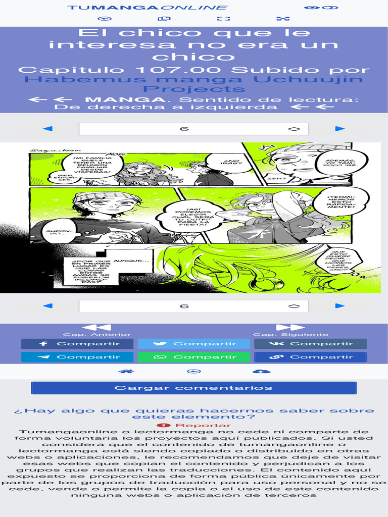 El Chico Que Le Interesa No Era Un Chico - Capítulo 107.00 Por Que en Primer Lugar... - Habemus ...