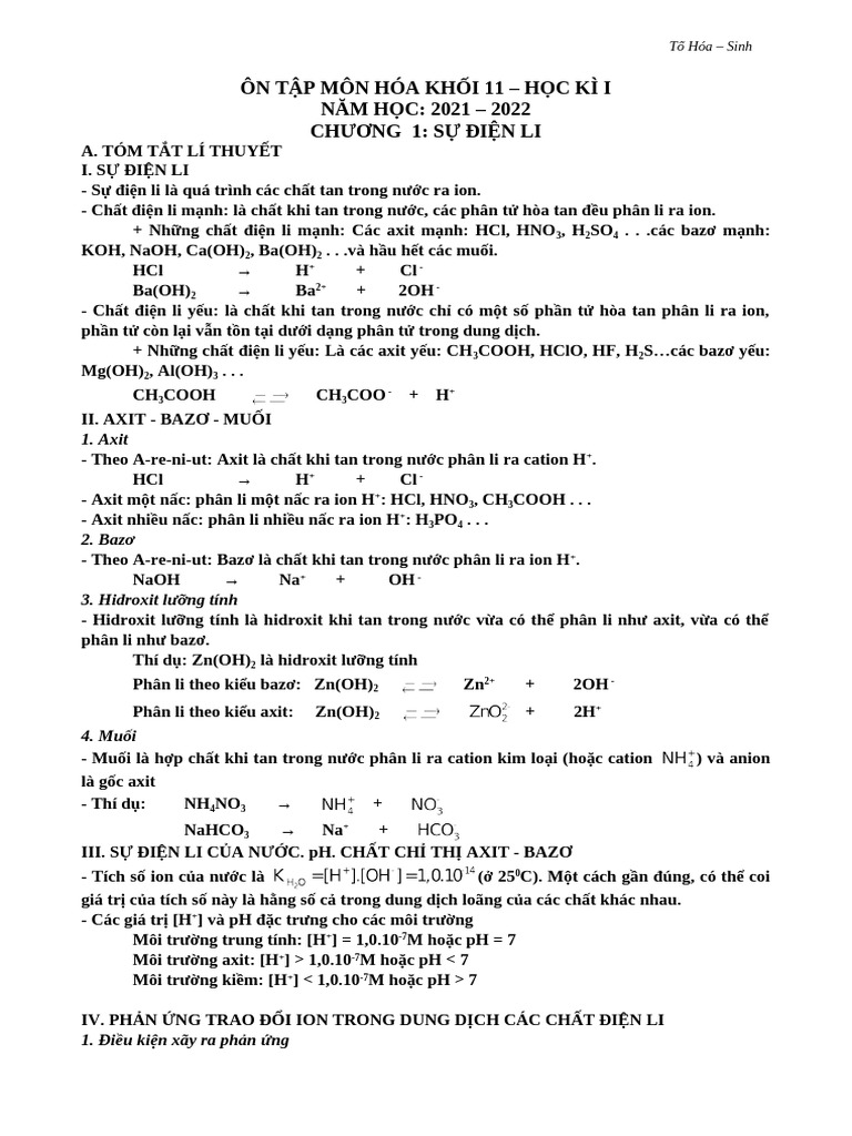 De cuong Hoa 11chuong 1chi tiet_2 (1) | PDF