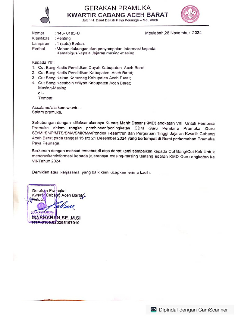 Edaran KMD 2024 | PDF