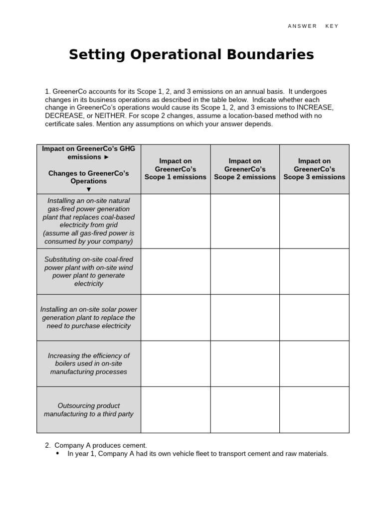 2 Operational Boundaries | PDF | Climate Change Mitigation | Energy ...