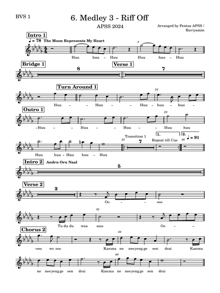 06. Riff Off_V3-BVS_1 | PDF | Musical Forms | Elements Of Music