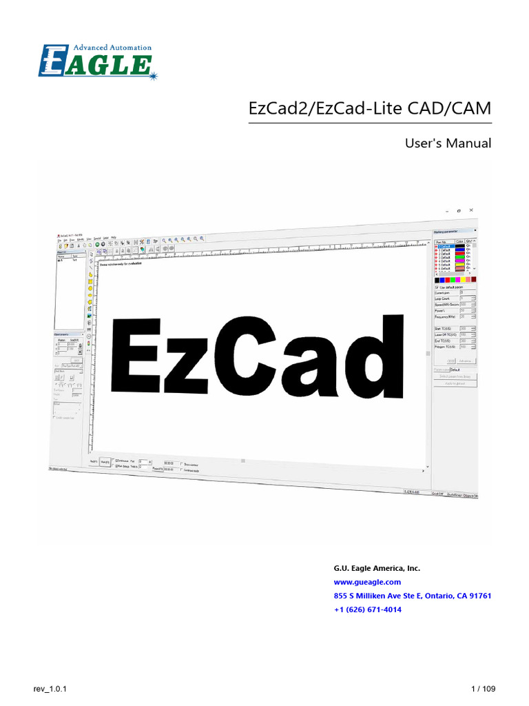 Ezcad Manual | PDF | Shape | Window (Computing)