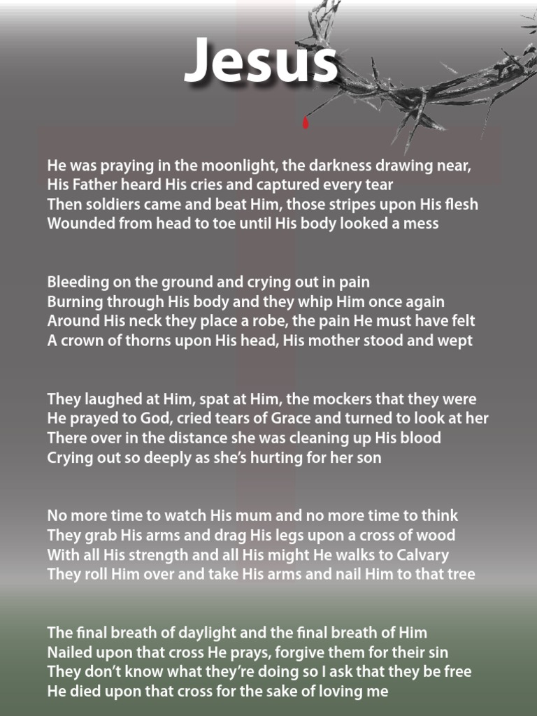 Jesus Poem | PDF