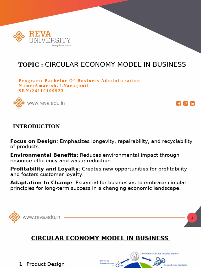 Circular Economy Business Model | PDF | Recycling | Sustainability
