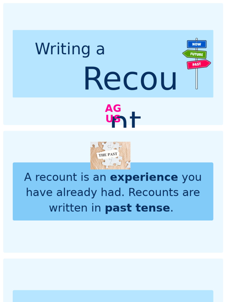 Recount Text | PDF