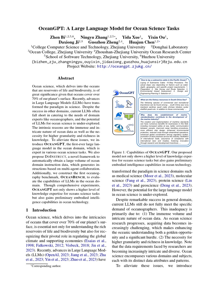 Ocean GPT | PDF
