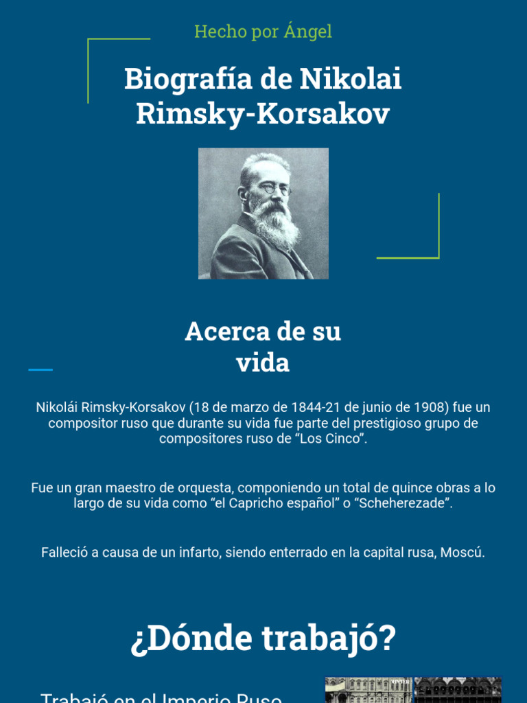 Presentación de Rimsky-Korsakov | PDF
