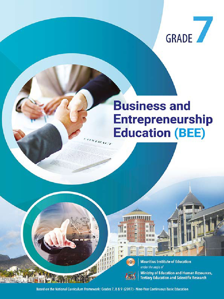 Grade 7 Business Education Textbook | PDF | Goods | Entrepreneurship