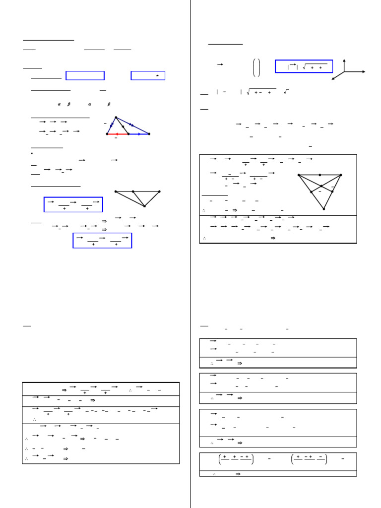 2020 6N Vectors | PDF | Euclidean Vector | Angle