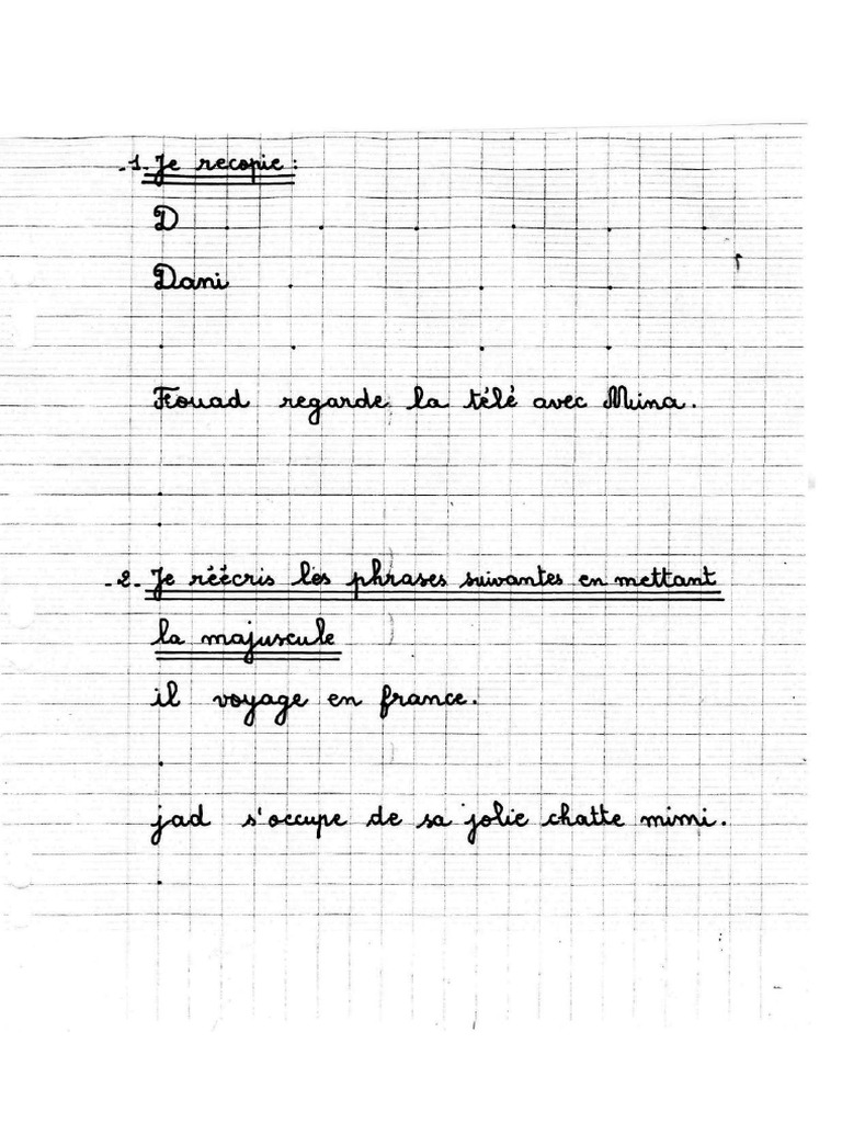 Dictée | PDF