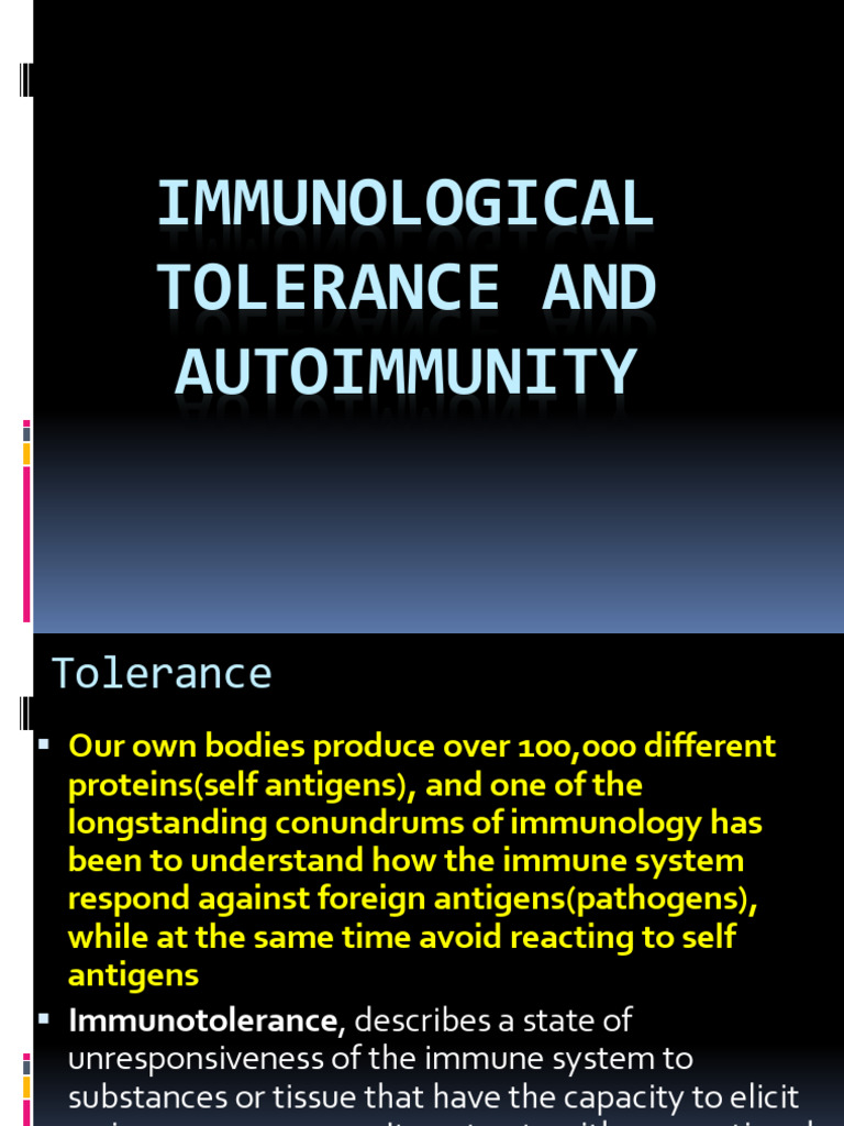 9Aمحاضرة | PDF | Immune Tolerance | Antigen