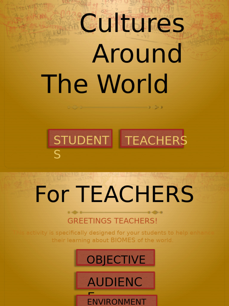 Project III - Cultures Around The World | PDF | Chinese Cuisine | Egypt