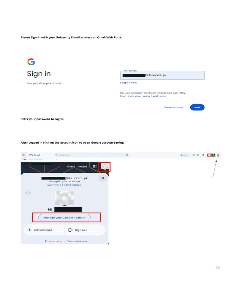 How To Enroll For 2-Step For Student | PDF