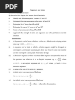 Class 11 Sequences and Series Formulas | PDF