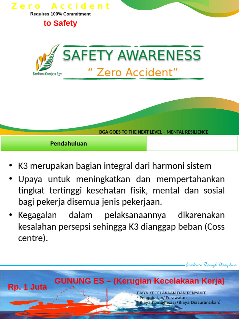 K3 Safety Awareness - Zero Accident | PDF