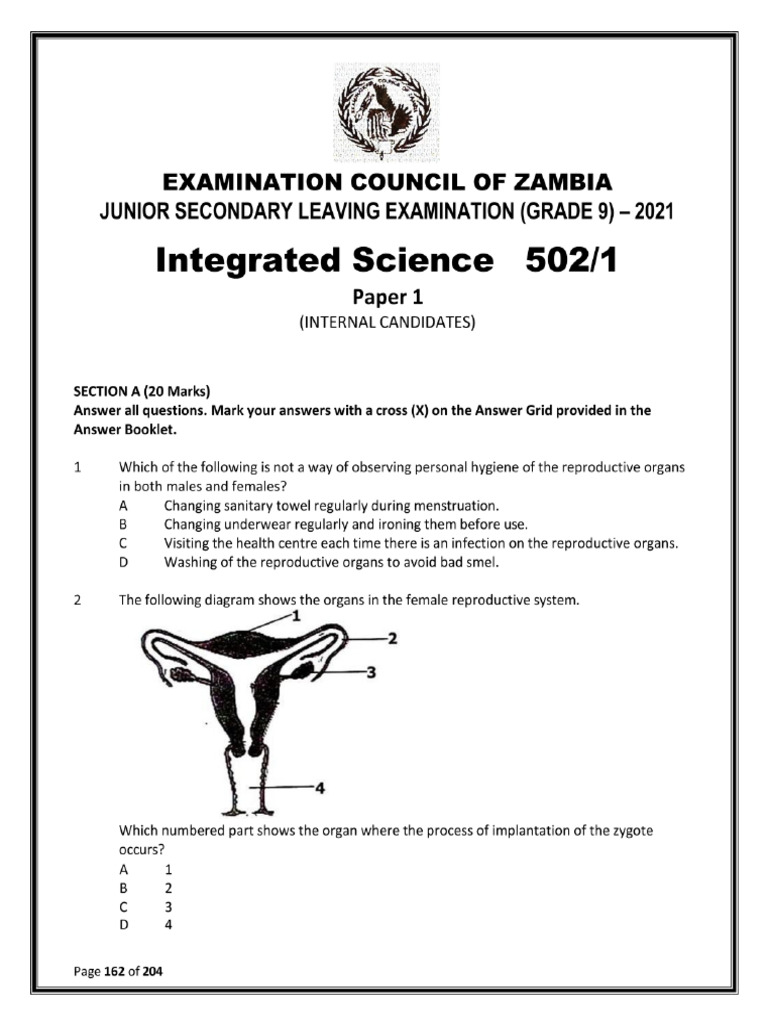 Science 2021 P1 | PDF