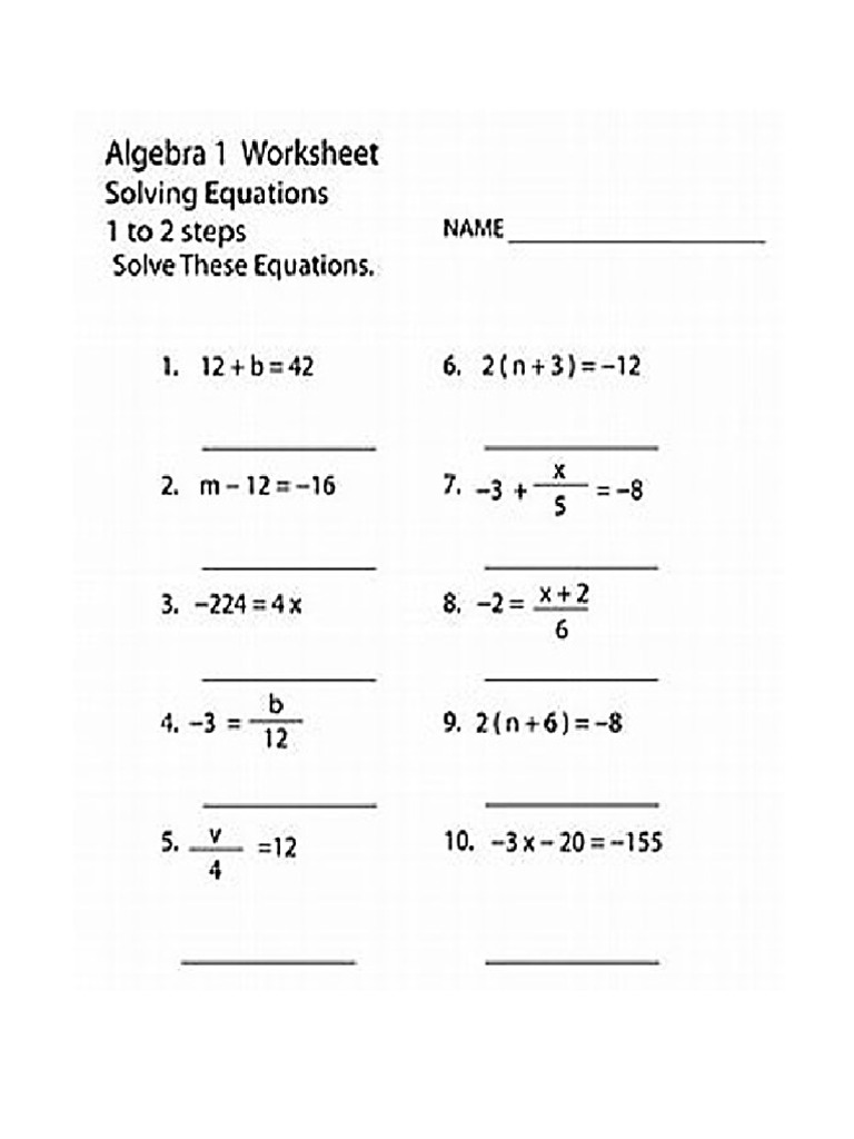 Constructing Equation | PDF
