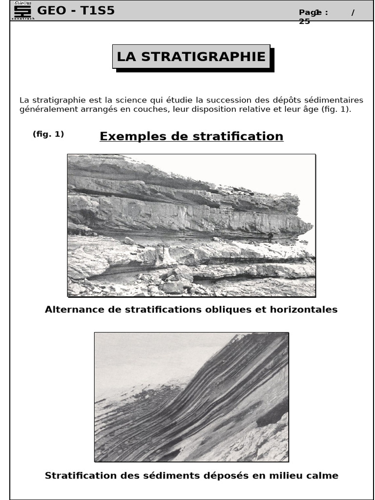 Introduction à la stratigraphie géologique | PDF | Radioactivité ...