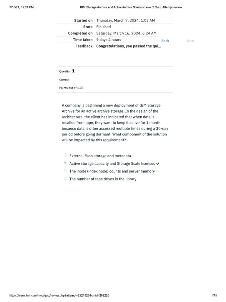 IBM Storage Archive and Active Archive Solution Level 2 | PDF