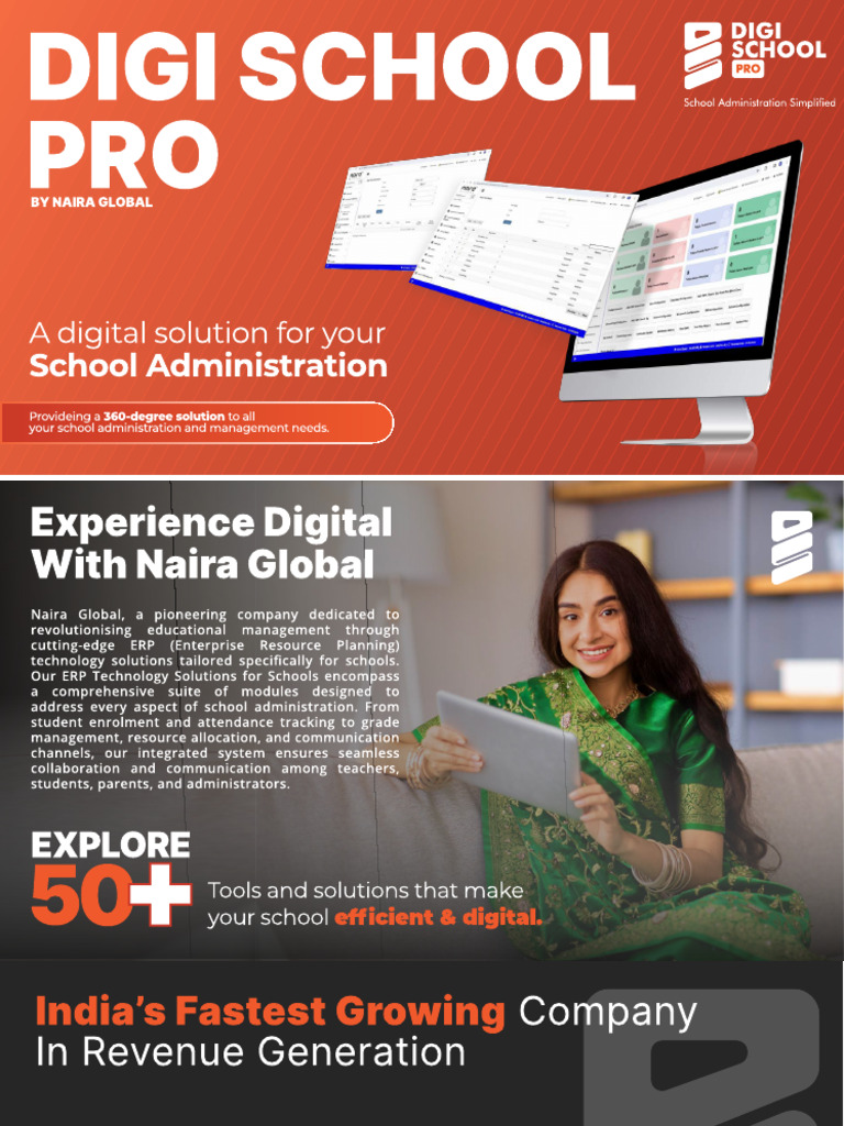 Assets PDF DigiSchool-Pro-Brochure | PDF | Enterprise Resource Planning ...
